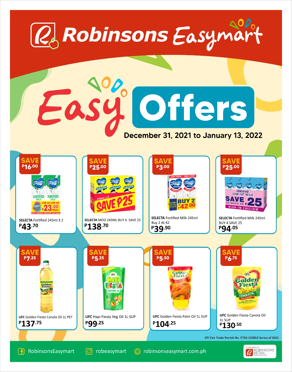 Easy Offers January 2022