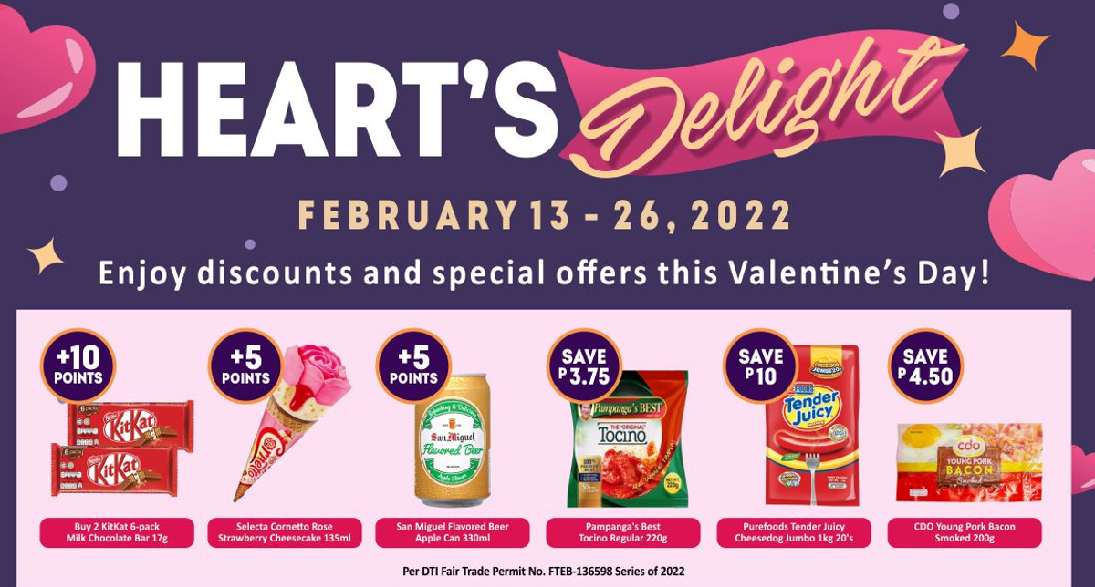 Heart's Delight Promo (February 13 - 26, 2022)