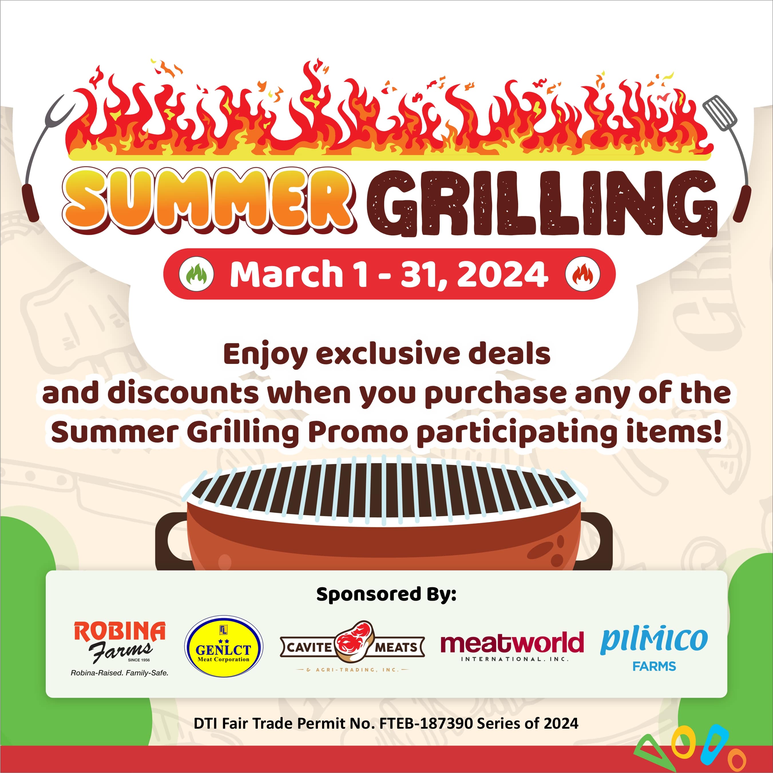It's Time For Summer Grilling Promo!